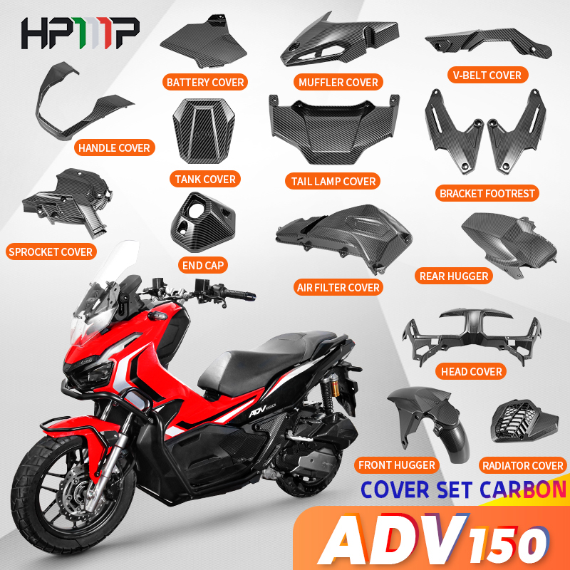 ADV 150 ADV150 Cover Set Coverset Mudguard Footrest Accessories Muffler ...