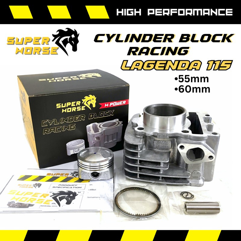 Racing Block Lagenda 115/SRL115 (55mm/60mm) Complete Set SuperHorse ...
