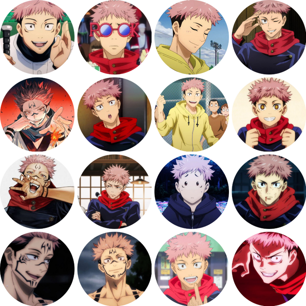 Jujutsu Kaisen Yuji Itadori / Sukuna Button Badge 58mm | Shopee Malaysia