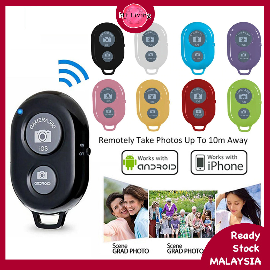 Universal Bluetooth Shutter Remote Control Button Wireless Self Timer