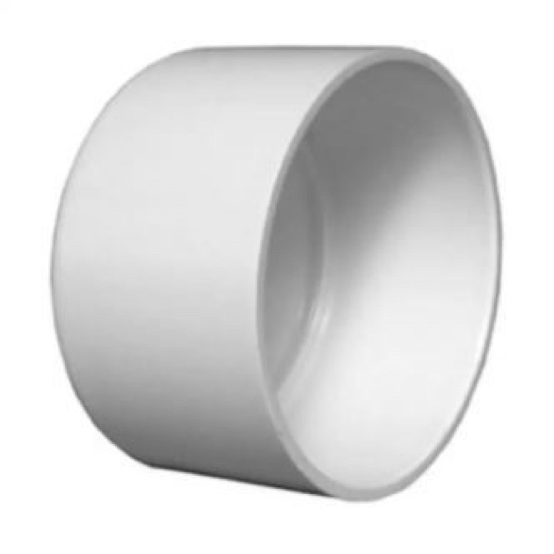 UPVC End Cap (For White pipe / Paip Putih ) 6" (155mm) | Shopee Malaysia