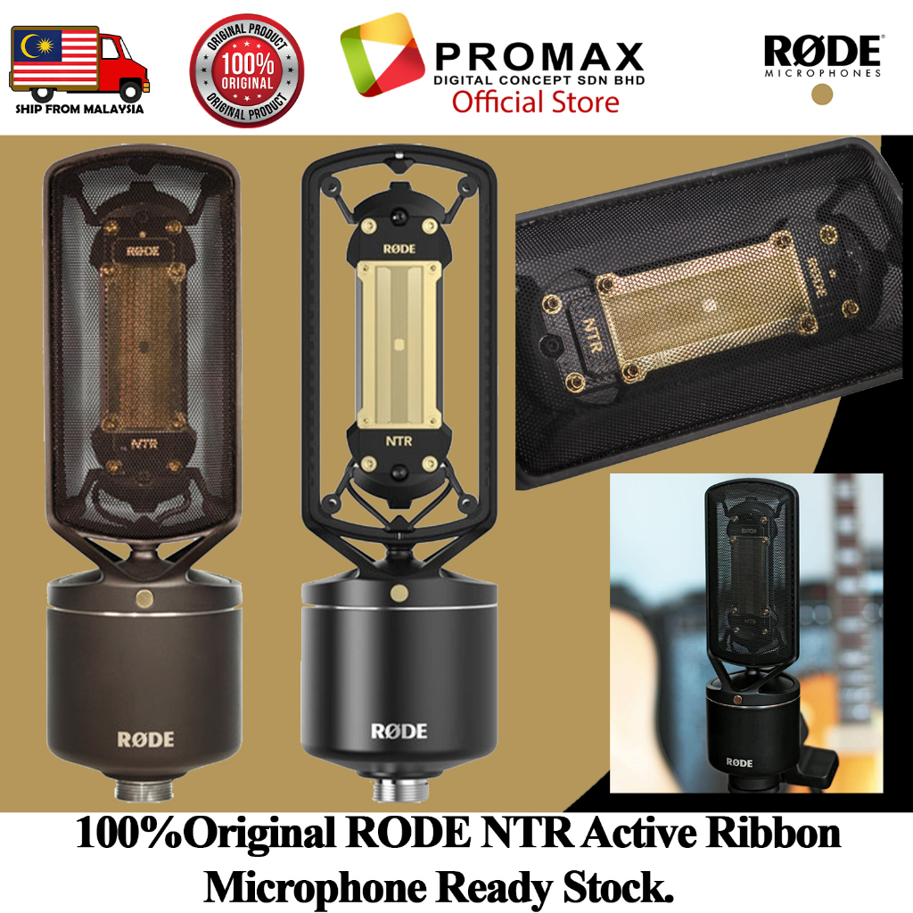 100%Original RODE NTR Active Ribbon Microphone Ready Stock!!! | Shopee ...