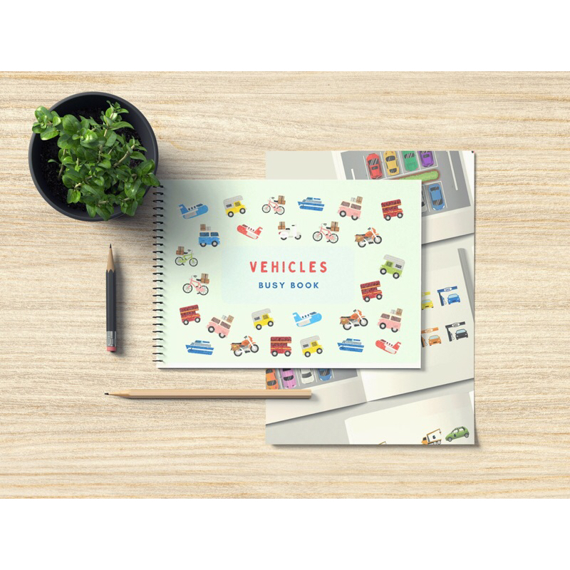 Cars Vehicles Busy Book for Kids and Toddlers ( PDF download) | Shopee ...