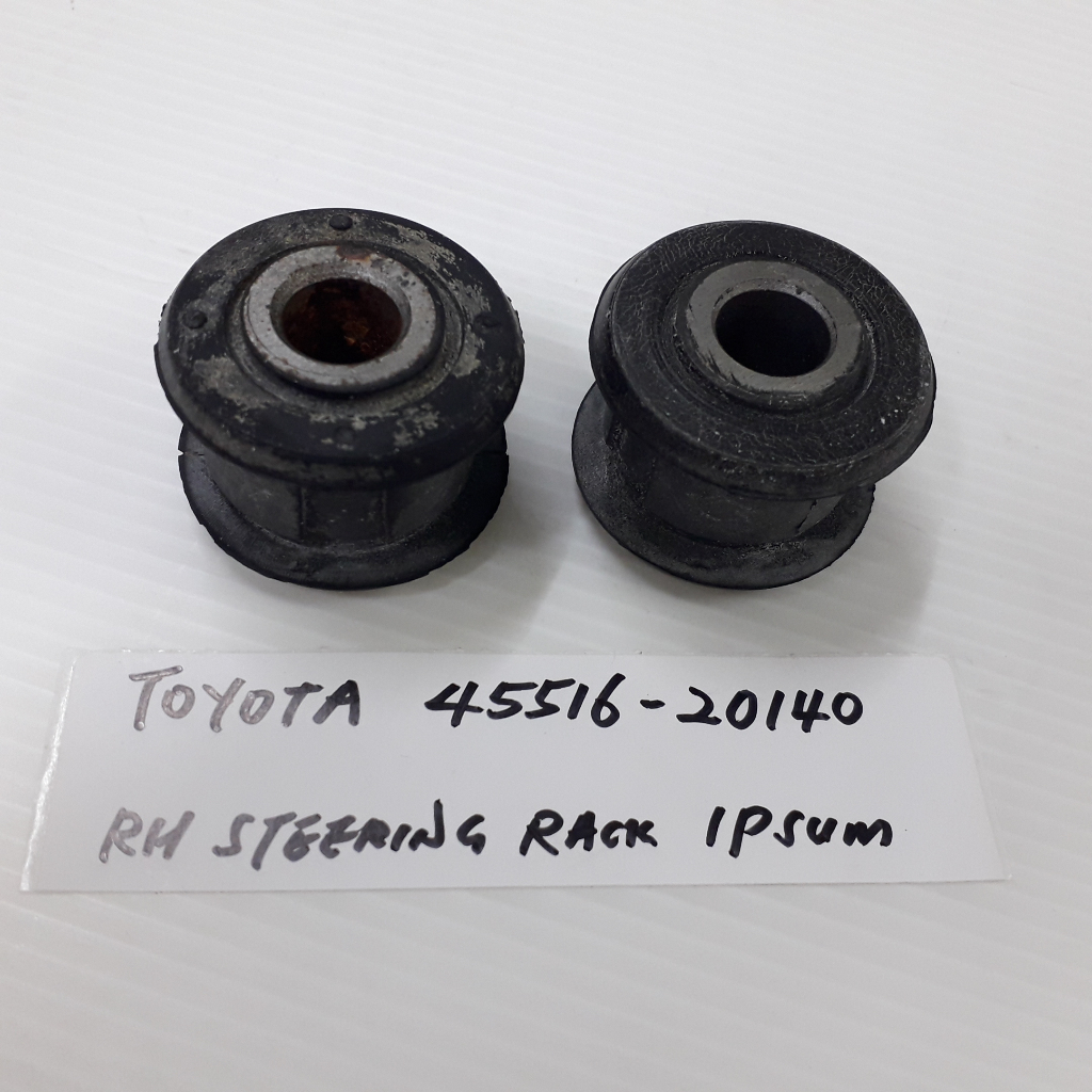 (1PAIR TOYOTA 45516-20140) STEERING RACK BUSH FOR TOYOTA IPSUM SXM10 ...