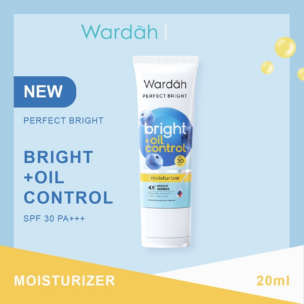 Wardah Perfect Bright Moisturiser SPF 30/PA+++ - Oily Skin (20ml ...
