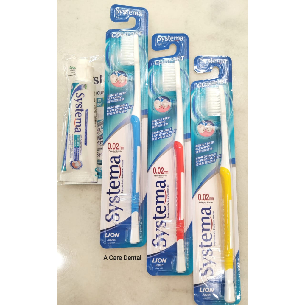 *FREE GIFT* SYSTEMA 0.02mm bristles toothbrush - Soft ...