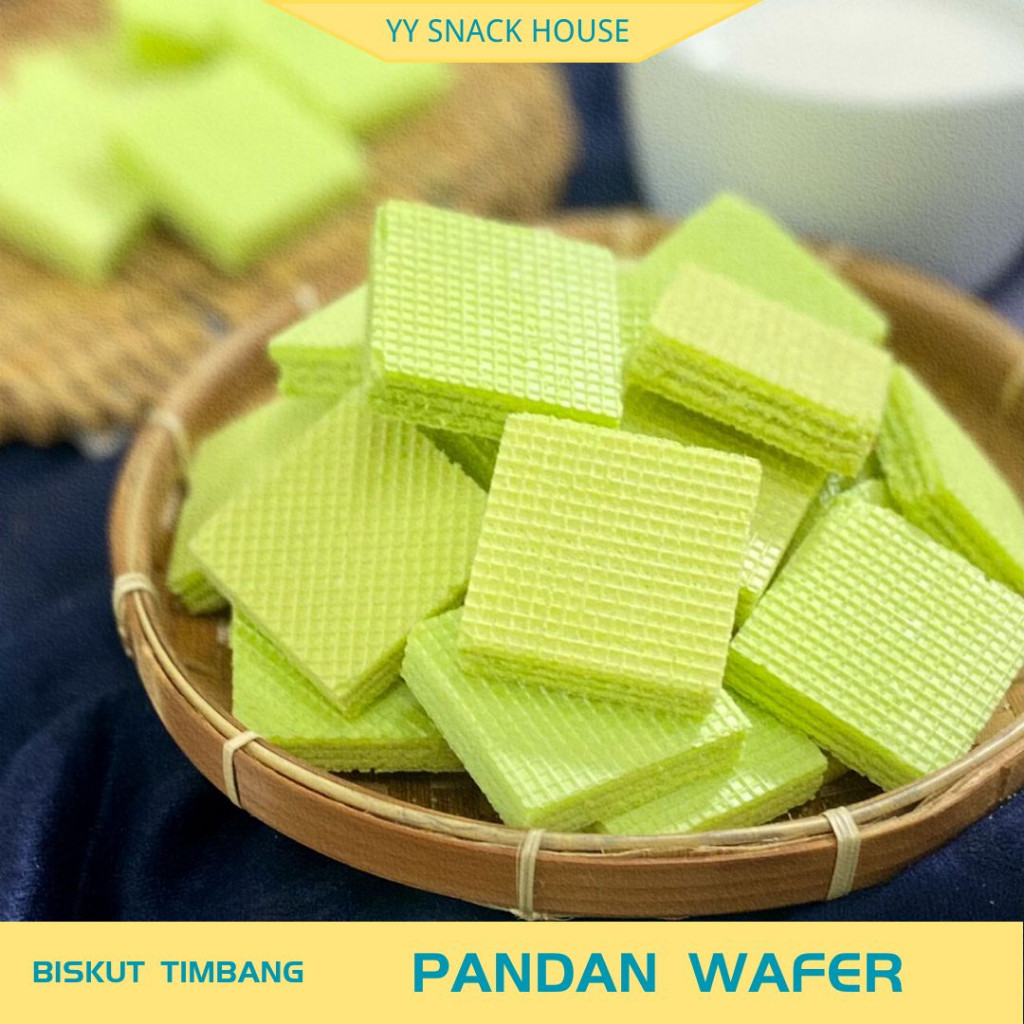 [ BISKUT TIMBANG ] VFOODS PANDAN WAFER/ BISKUT WAFER/ WAFER BISCUIT ...