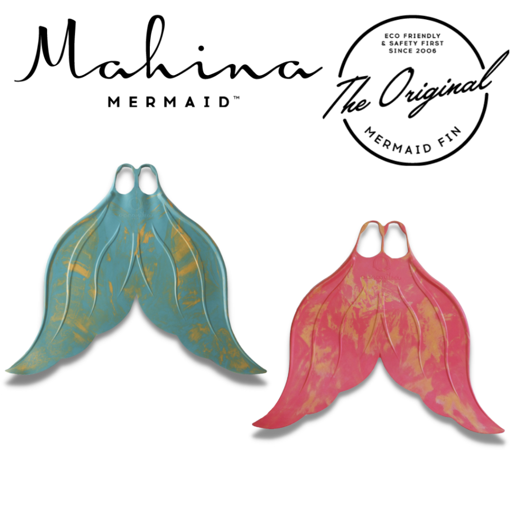 Mahina WOMENS MER'FINS - CLASSIC SERIES Mermaid Tail Swim Diving Fin ...