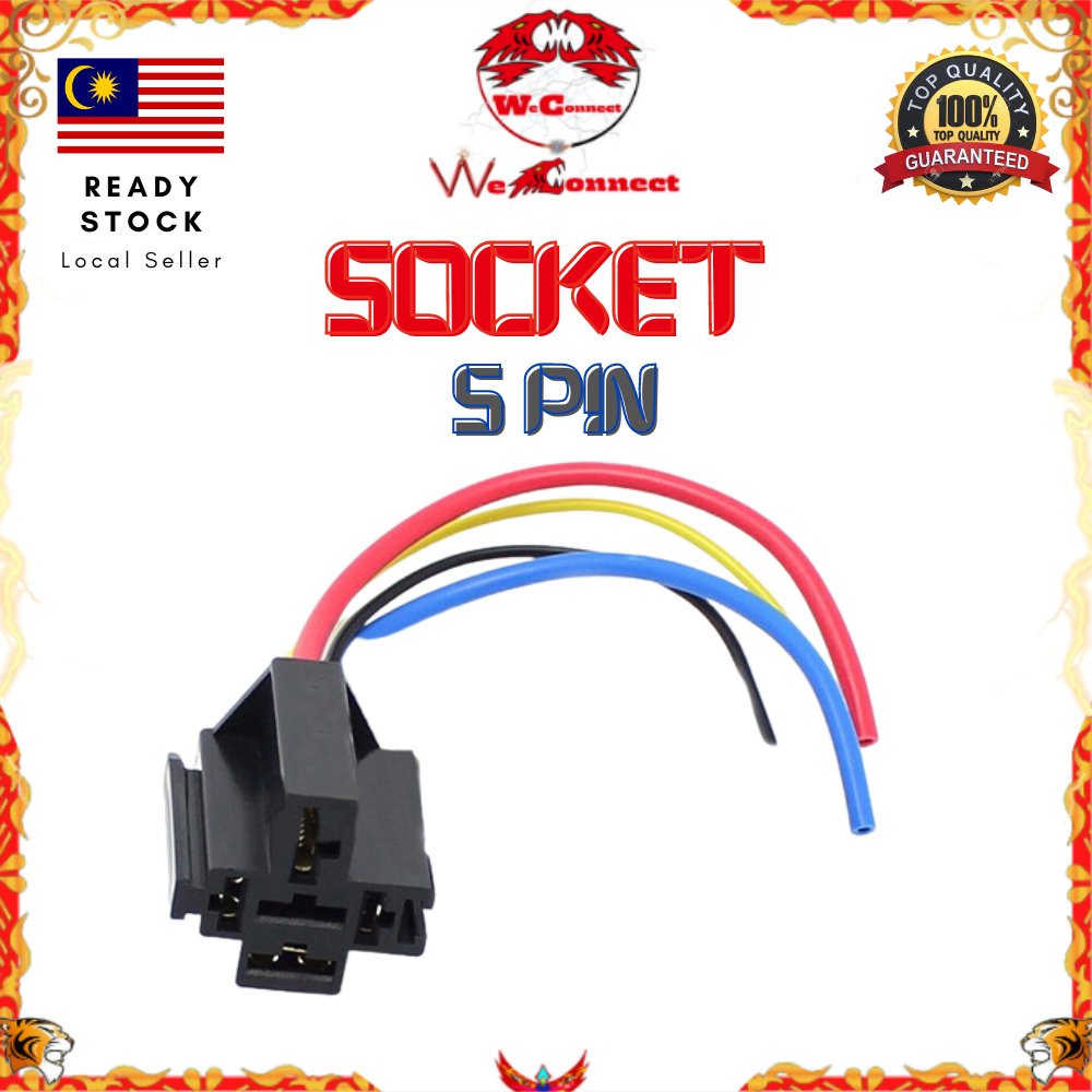 WeConnect Bosch 12V 24V Universal 5 Pin Relay 30A Car Lorry Truck Made ...