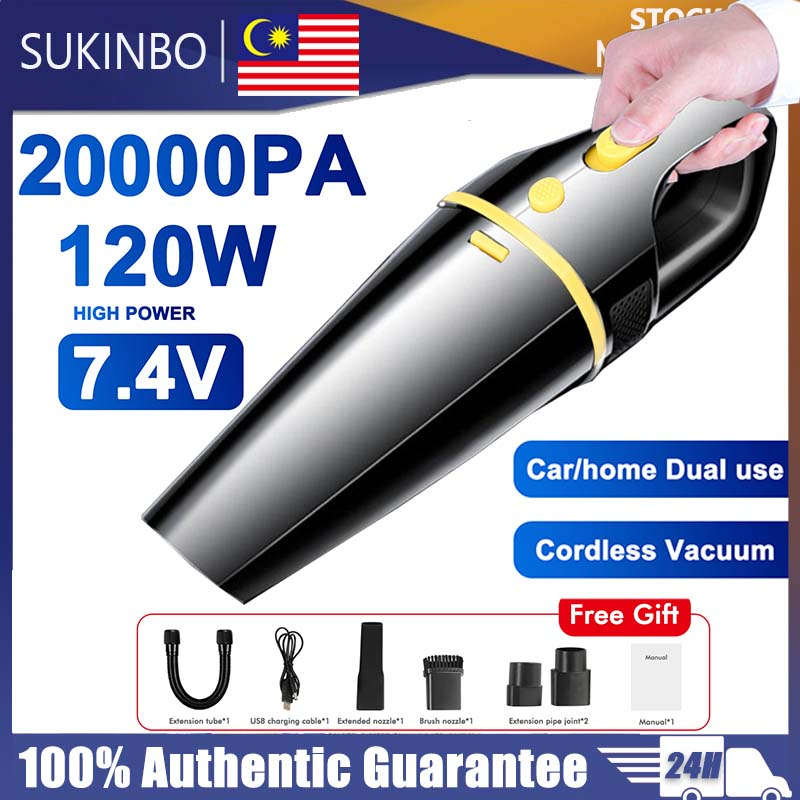 SUKINBO 7.4V Car Vacuum Cleaner Wireless Vacuum Cleaner Cordless Car ...