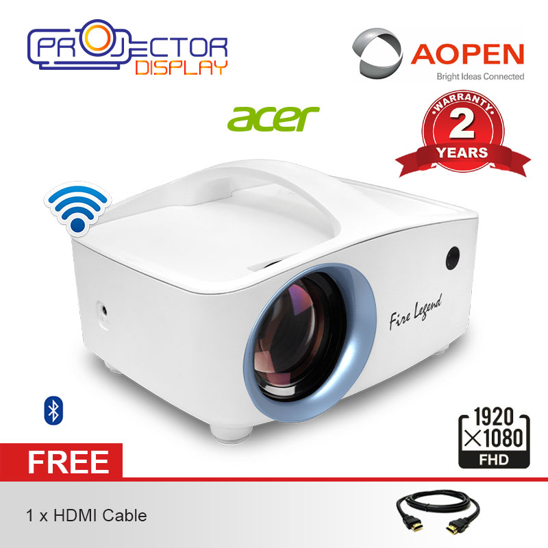 Acer Aopen Fire Legend QF13 Portable Mini LED DLP WIFI /Wireless ...