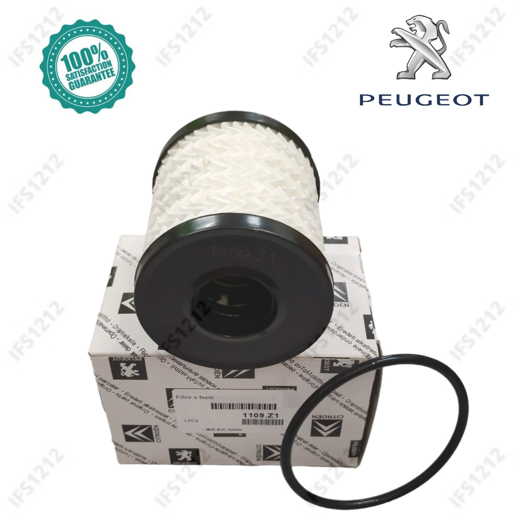 🇲🇾ORI NEW🔥 1109-Z1 OIL FILTER PEUGEOT 207 208 2008 308 408 508 3008 ...