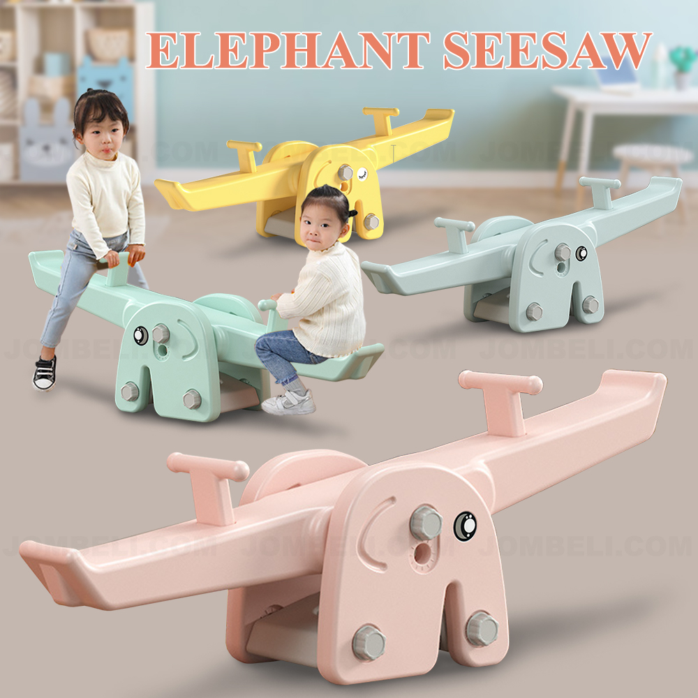 Kids ELEPHANT SEESAW Seesaw Outdoor Playground See Saw jongkang jangkit ...
