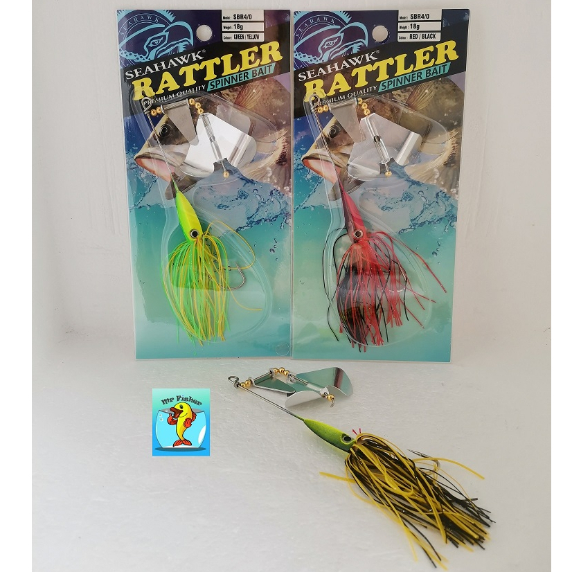 FISHER Seahawk Rattler Spinner Bait 18g Fishing Lure | Shopee Malaysia