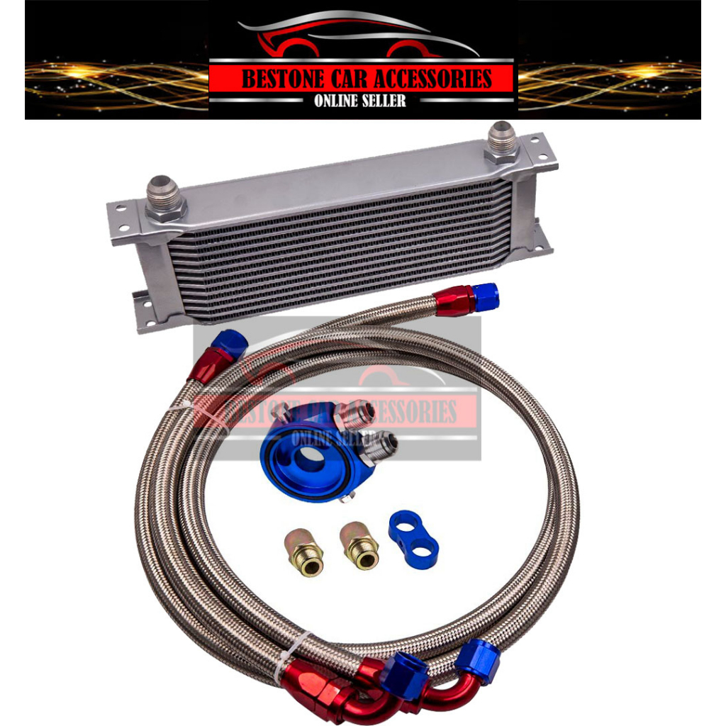 Oil Cooler Engine Kit Transmission Hose Relocation Kit With Oil Adapter ...