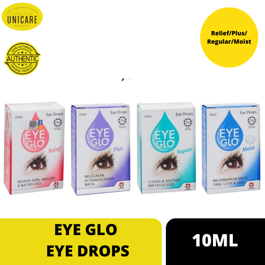 EYE GLO EYE DROPS 10ML (RELIEF/REGULAR/PLUS/MOIST) | Shopee Malaysia