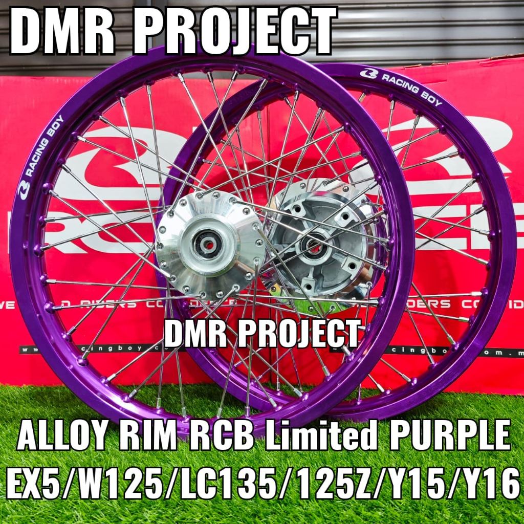 RCB ALLOY RIM LIMITED EX5/W125/LC135/Y125Z/Y15/Y16 RACING BOY ALLOY RIM ...