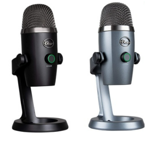 Logitech Blue Yeti Nano Premium Dual-Pattern USB Microphone with Blue ...