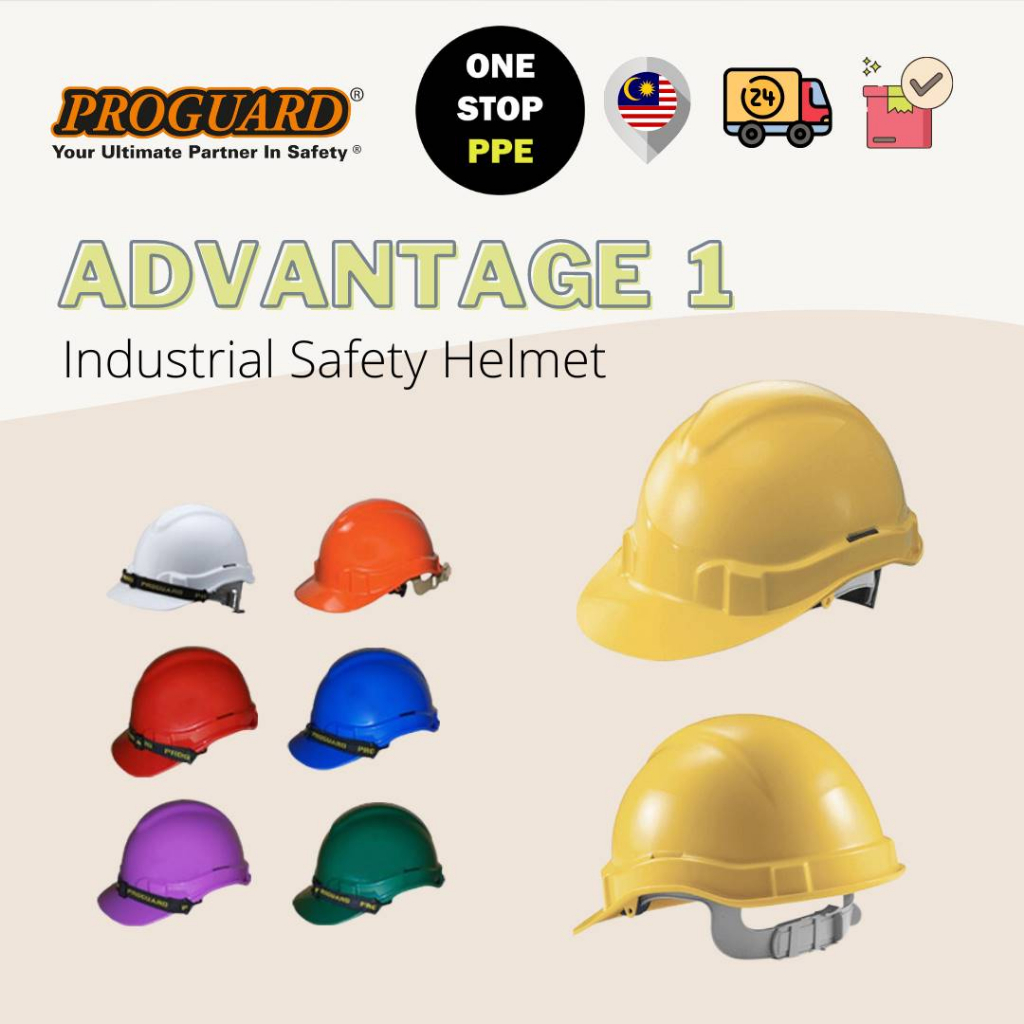 ProGuard Industrial Safety Helmet HG1 - 1pc | Shopee Malaysia