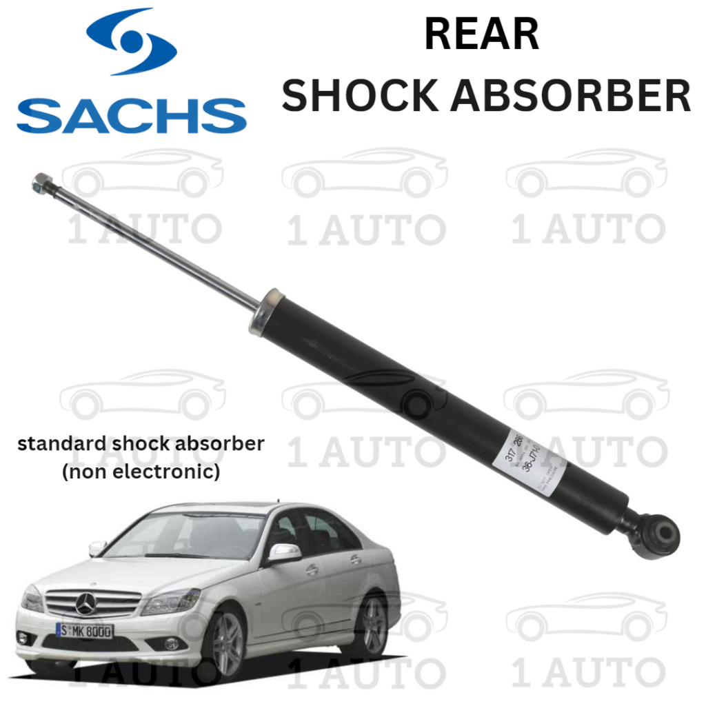 SACHS GERMANY REAR SHOCK ABSORBER MERCEDES BENZ W204 C180K C200K ...