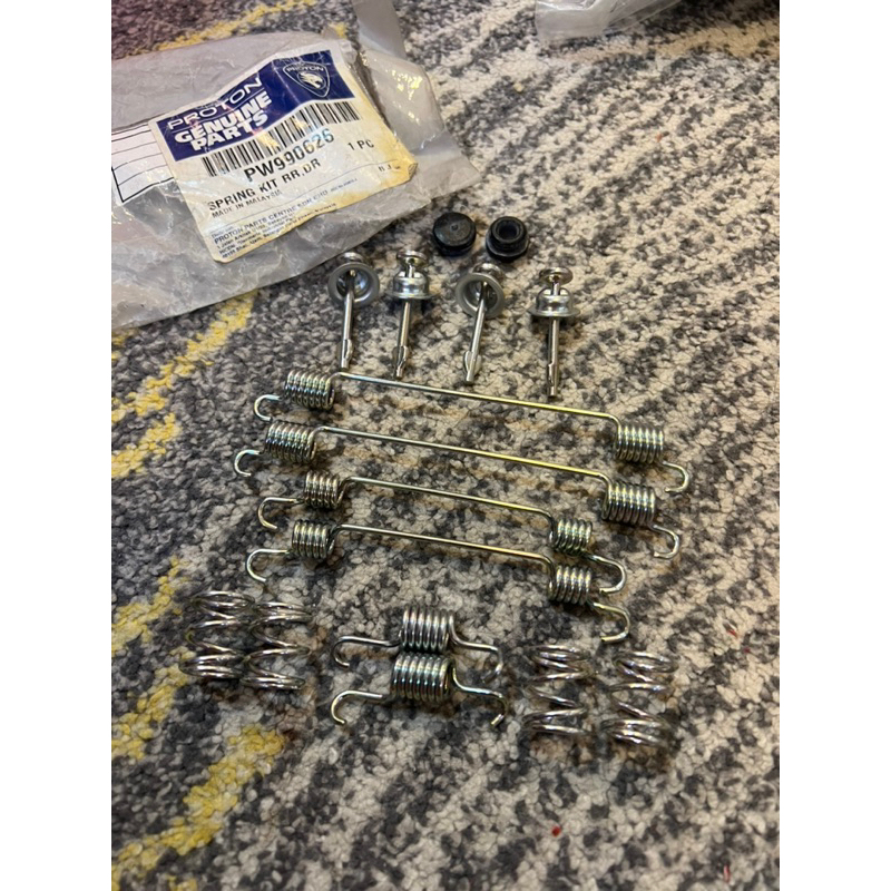 Original Proton Iriz New persona VVT Rear Brake Shoe Spring Kit Set ...