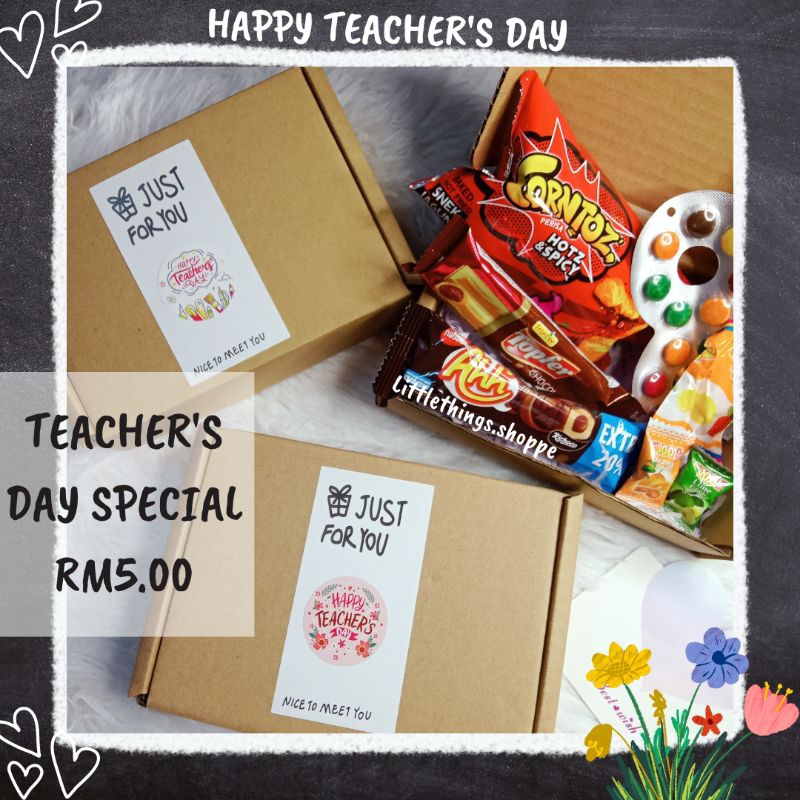 Teachers Day, Hadiah Hari Guru, Gift Box Bajet RM5, Birthday Gift ...