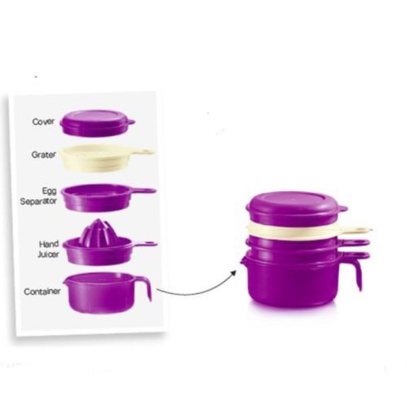 Tupperware cook maid purple 180ml | Shopee Malaysia