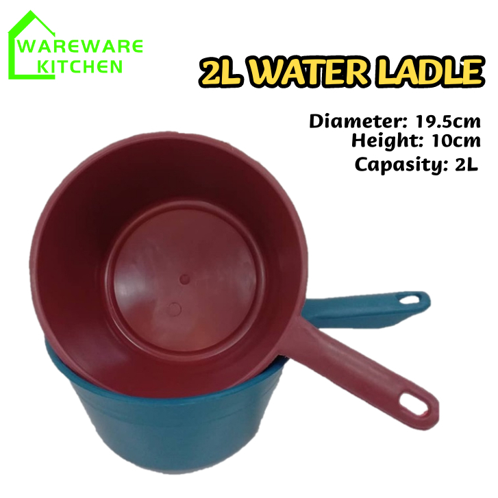 Plastic Water Ladle / Ladle with Handle / Water Pail / Water Dipper ...
