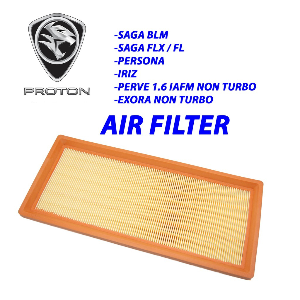 Proton Air Filter PW810704 Saga BLM FL FLX VVT Persona 2010 Iriz Preve ...
