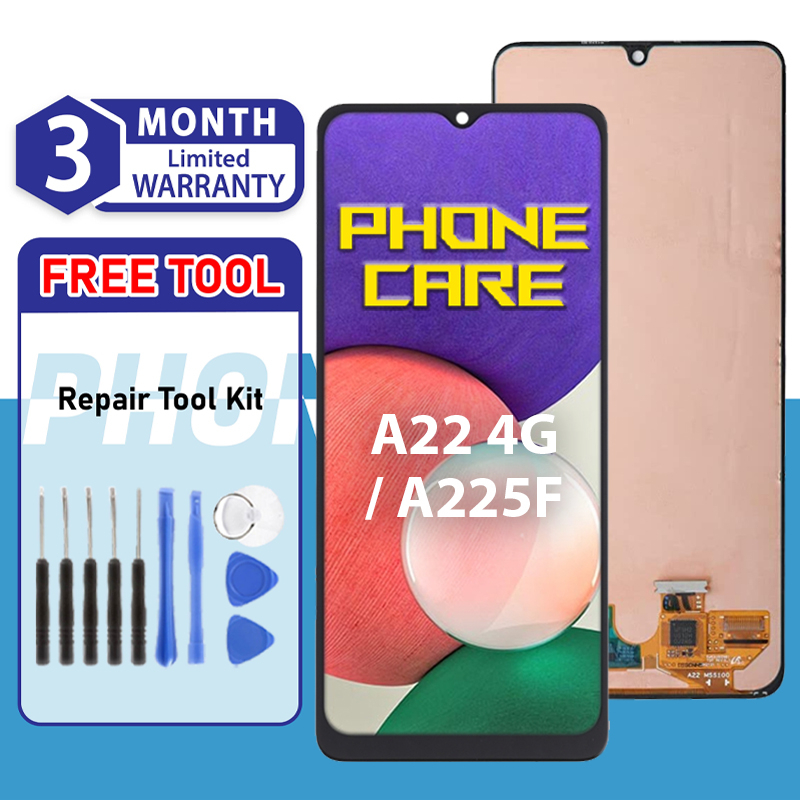 COMPATIBLE FOR SAMSUNG A22 4G / A225F / M22 4G / M225F TFT LCD TOUCH ...