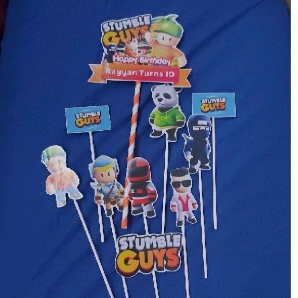 Stumble Guys topper cake | Shopee Malaysia