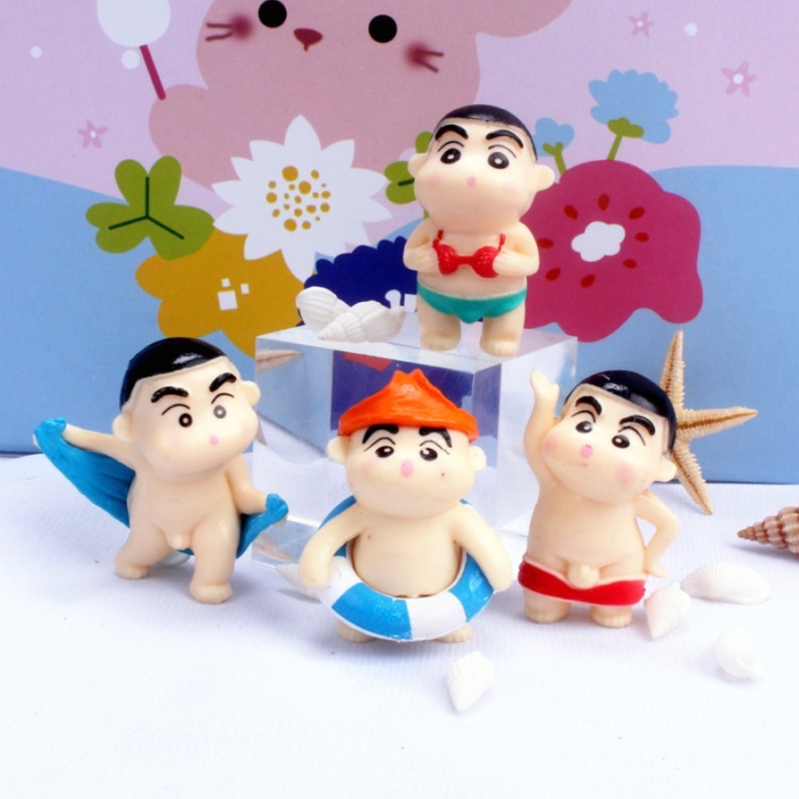 CRAYON SHIN CHAN TOY CAKE TOPPER DECORATION 蜡笔小新烘培生日蛋糕装饰摆件 | Shopee ...
