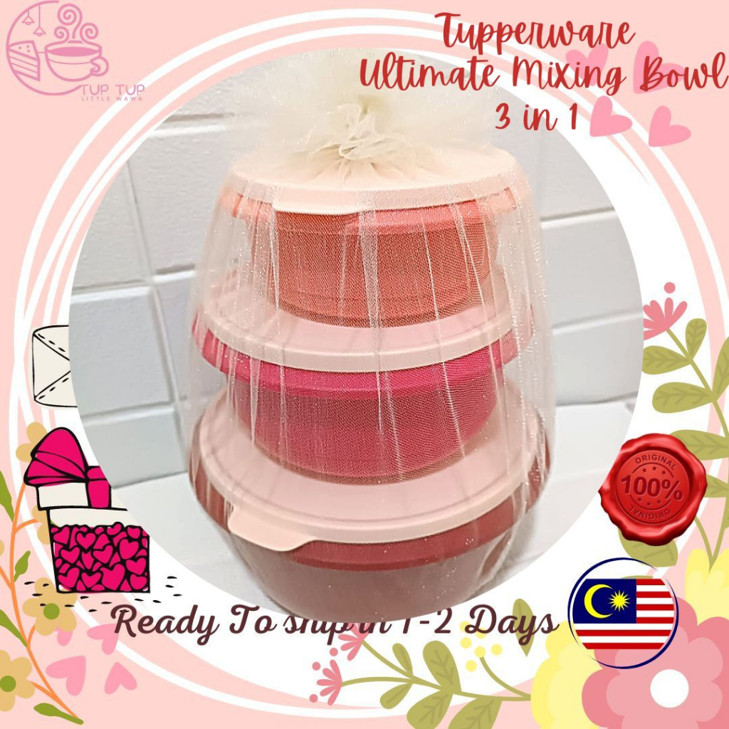 🎁 Hadiah Tupperware🎁 Air Tight LiQuid Tupperware ultimate bowl 3 IN 1 Air tight Liquid tight ...