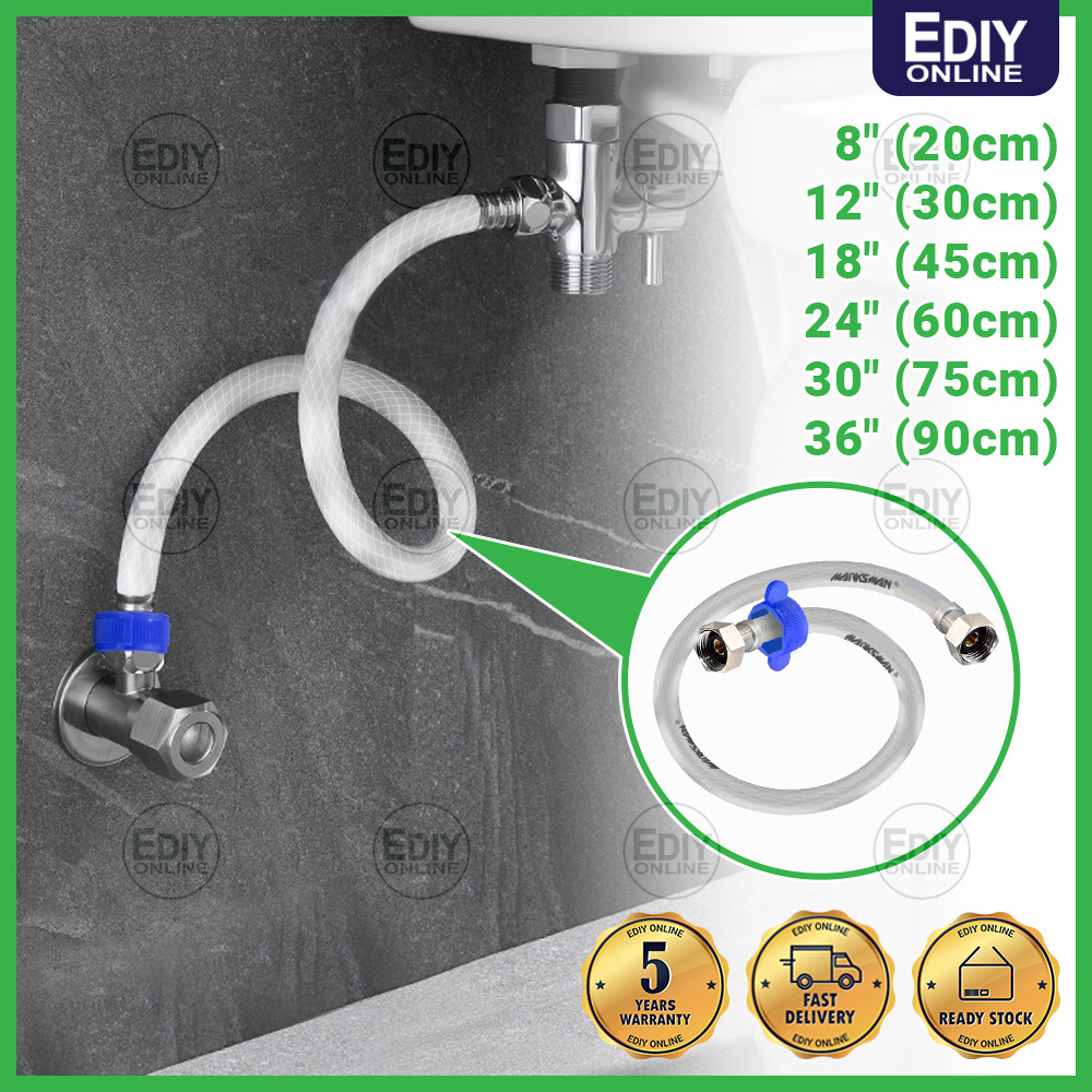 PVC Soft Flexible Hose High Pressure Inlet Connection Tube Pipe ...