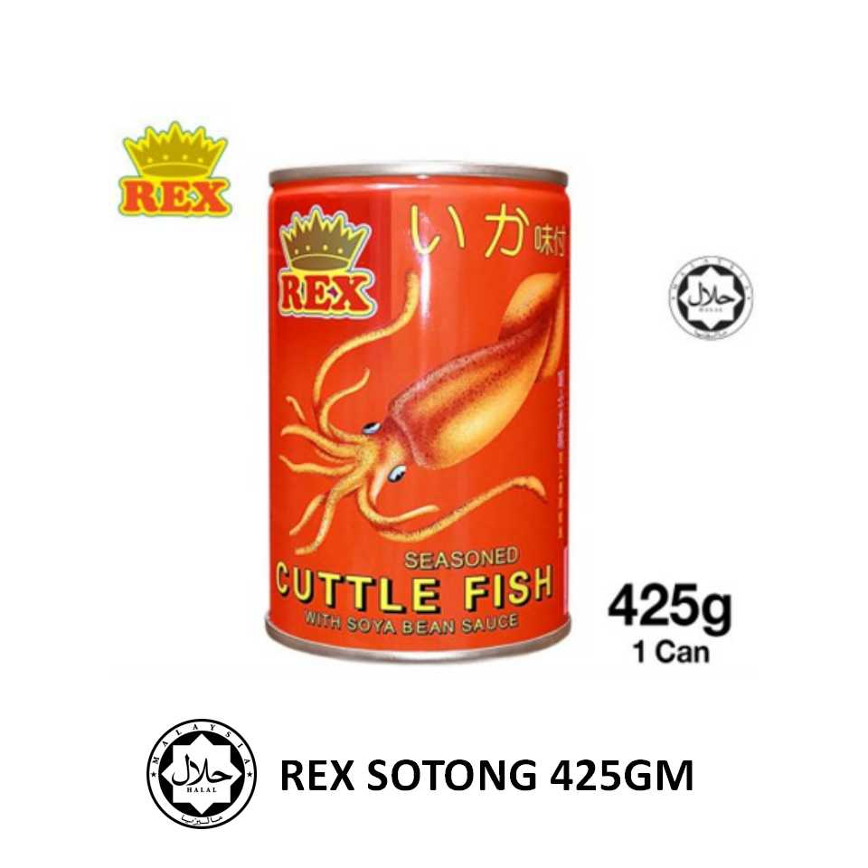 REX Seasoned Cuttlefish With Soy Bean Sauce Sotong Dalam Kicap Soya ...