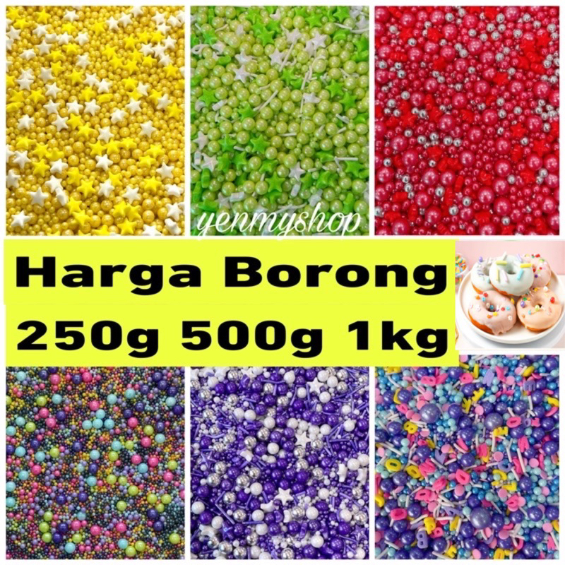Cake Sprinkles/Edible Sugar Ball/Cake Decor/Fancy Sprinkle/Deco ...
