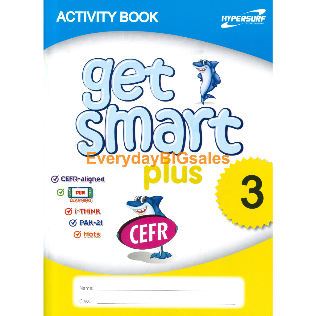 HYPERSURF GET SMART PLUS 3 ACTIVITY BOOK @CEFR | Shopee Malaysia