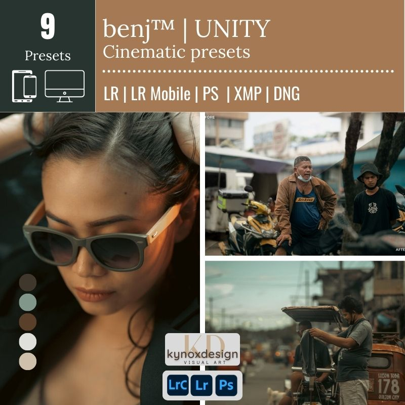 [Premium Lightroom Preset] 𝐁𝐞𝐧𝐣 Unity Preset Pack (Cinematic Look) 🔥(2023) Mobile/PC | Shopee ...