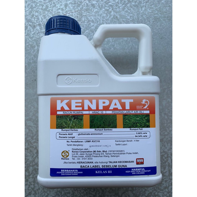 KENPAT / 4 LITER*RACUN RUMPUT / rumput sambau*kerbau*pait / 100% ...