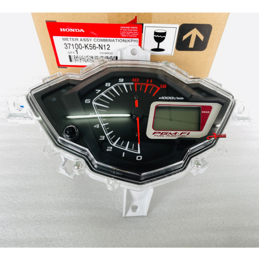 RS150 SPEEDOMETER ASSY PGM FI FUEL INJECTION METER HONDA 37100-K56-N12 ...