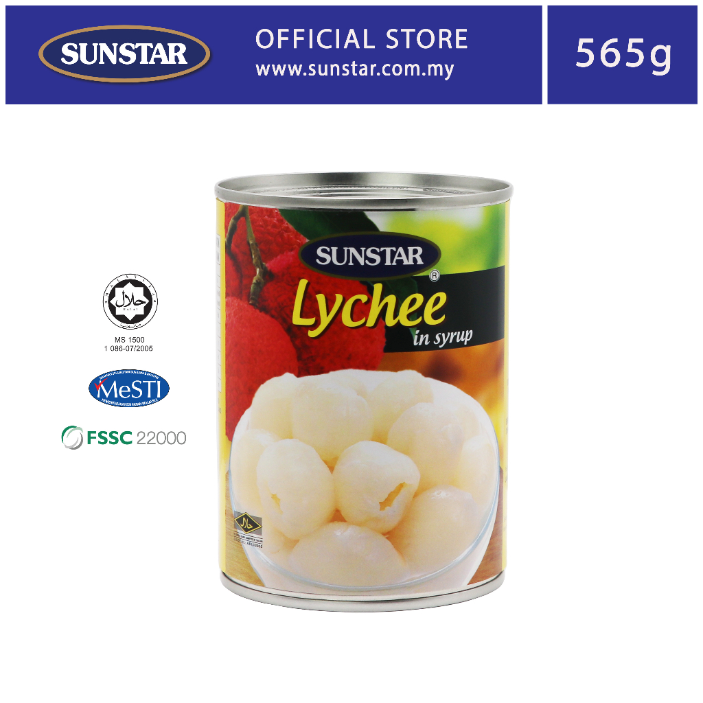 SUNSTAR Lychee in Syrup / Laici dalam Sirap (565g) | Shopee Malaysia