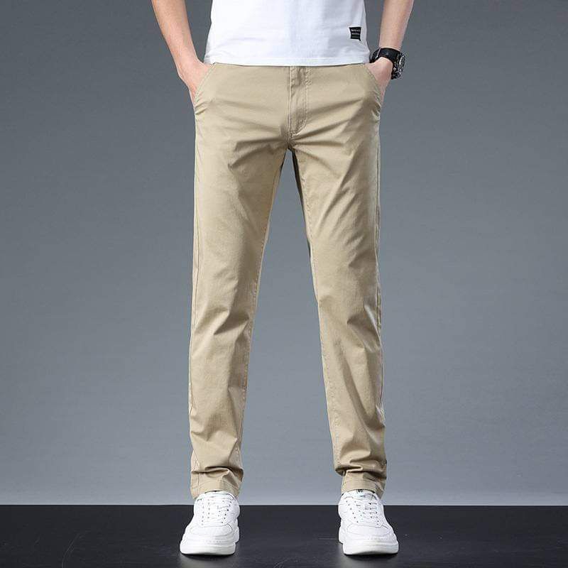 Men's slim Fit cotton stretchable stylish slack pant's | Shopee Malaysia
