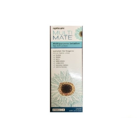 Opticare Multimate Multipurpose Solution For Soft Lenses 240ml | Shopee ...