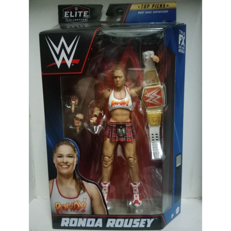 Mattel WWE Elite Top Picks Ronda Rousey Wrestling Action Figure ...