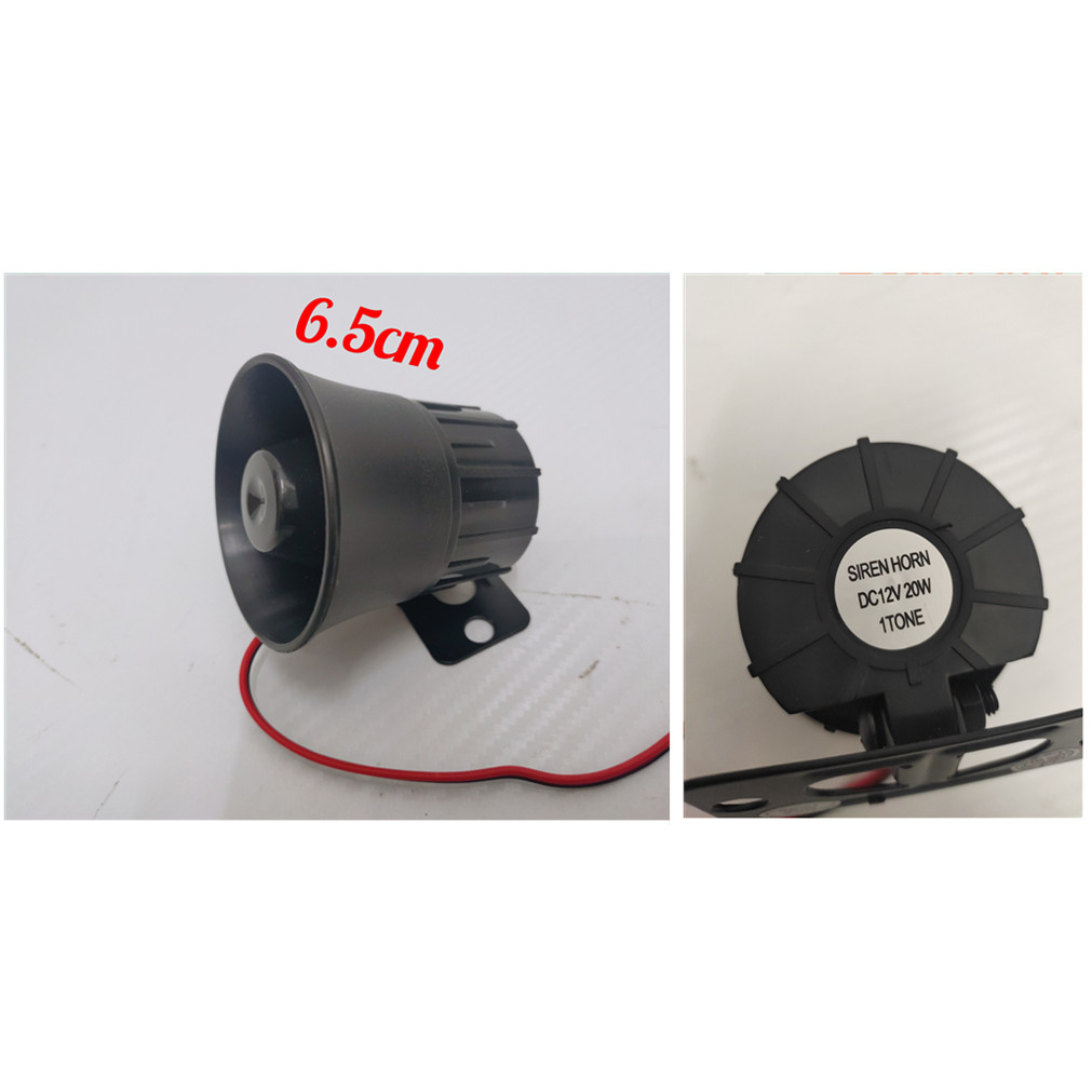 12V Siren horn Speaker 1Tone Power 20 Watt Siren for 12 VOLT car alarm ...