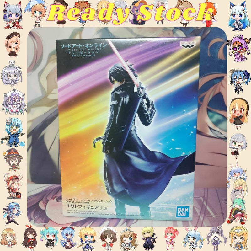 Banpresto Sword Art Online Alicization War Of Underworld Kirito Figure SAO | Shopee Malaysia