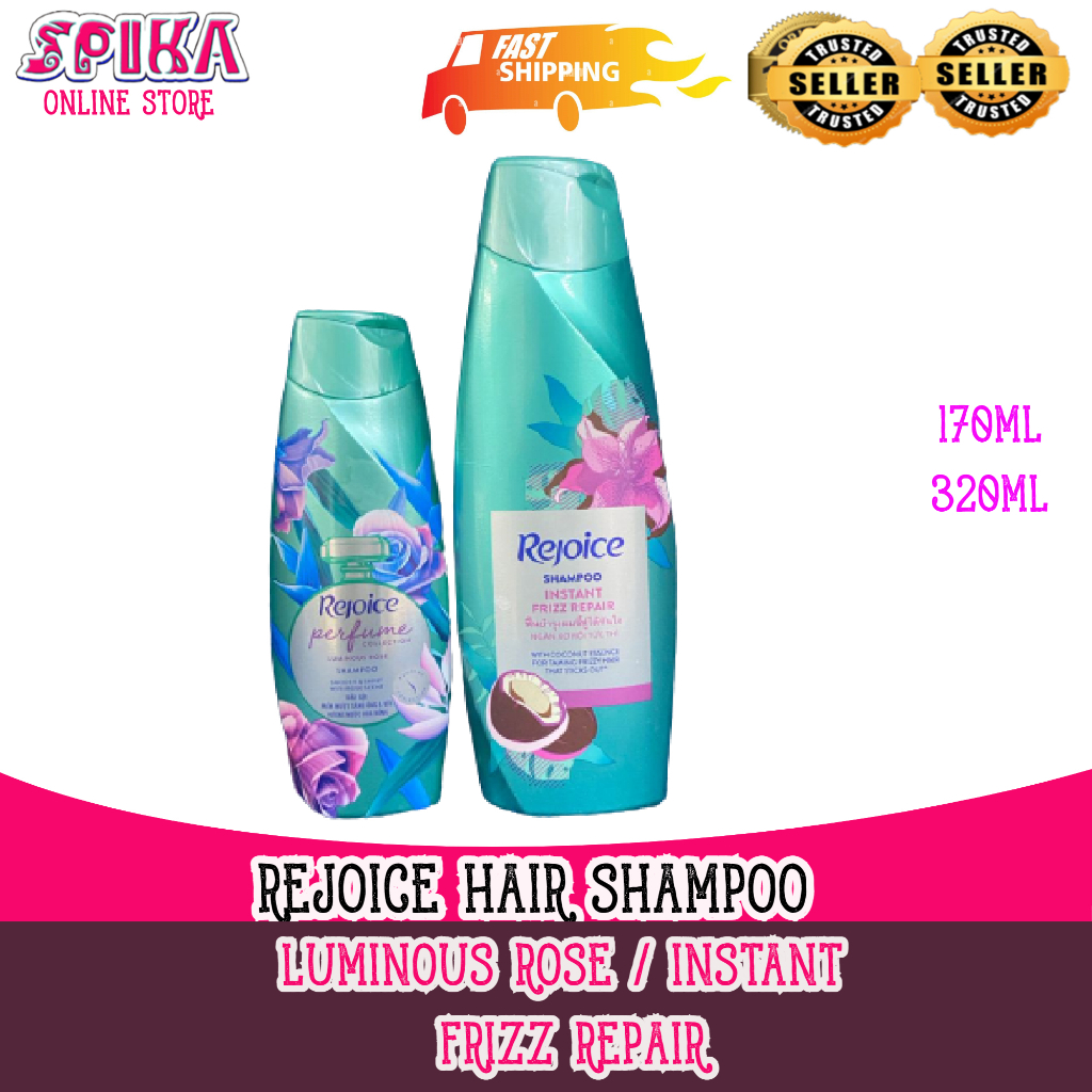 REJOICE PERFUME COLLECTION SHAMPOO 170ML/320ML ( LUMINOUS ROSE ...