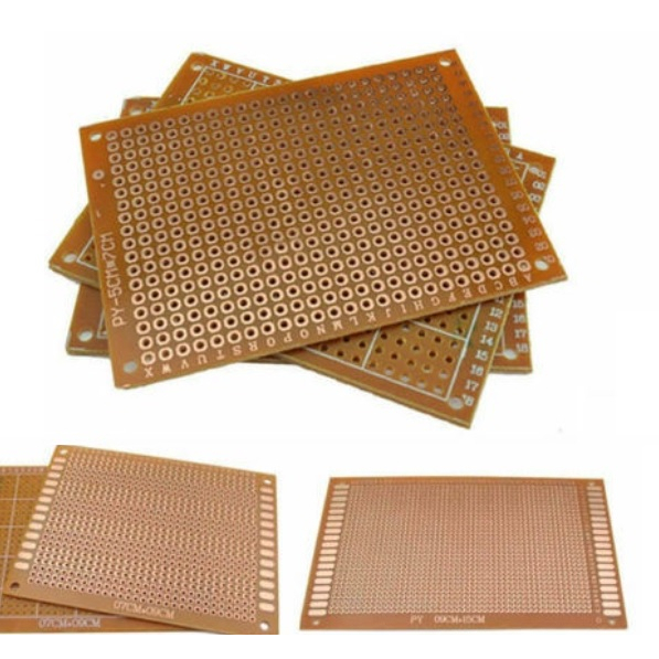 PCB Board 9x15cm Single Side / Proto Board / Donut Soldering Board ...