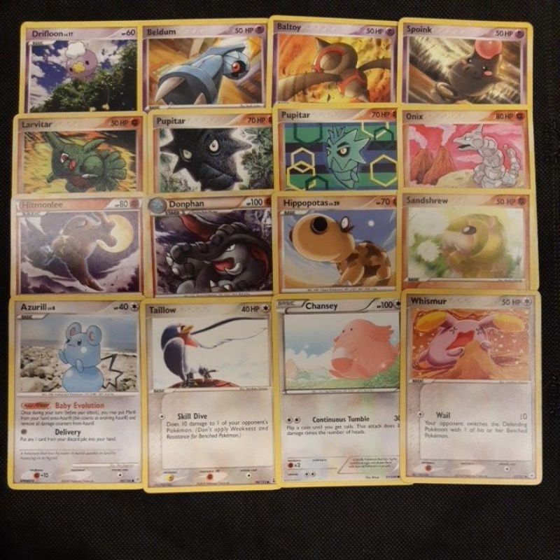 Pokemon Card TCG : Vintage Card: Beldum/ Larvitar/ Pupitar/ Onix ...