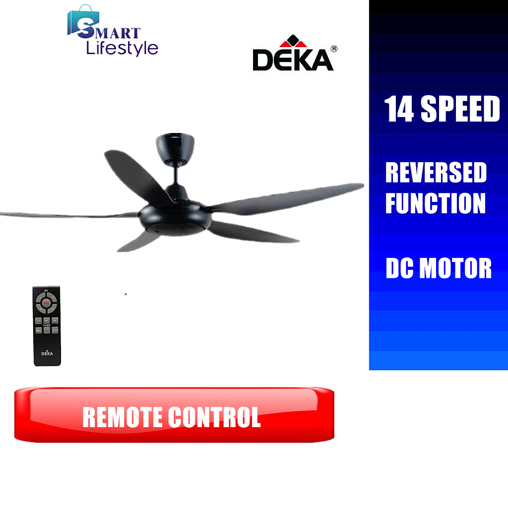 Deka Smart Lifestyle 14 Speed Ceiling Fan With DC Motor (56") SM56DC ...